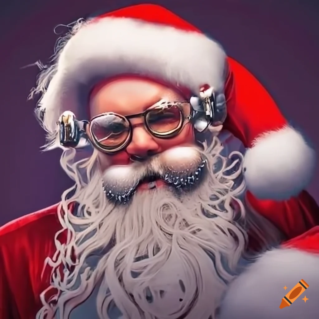 Cool santa dj on Craiyon