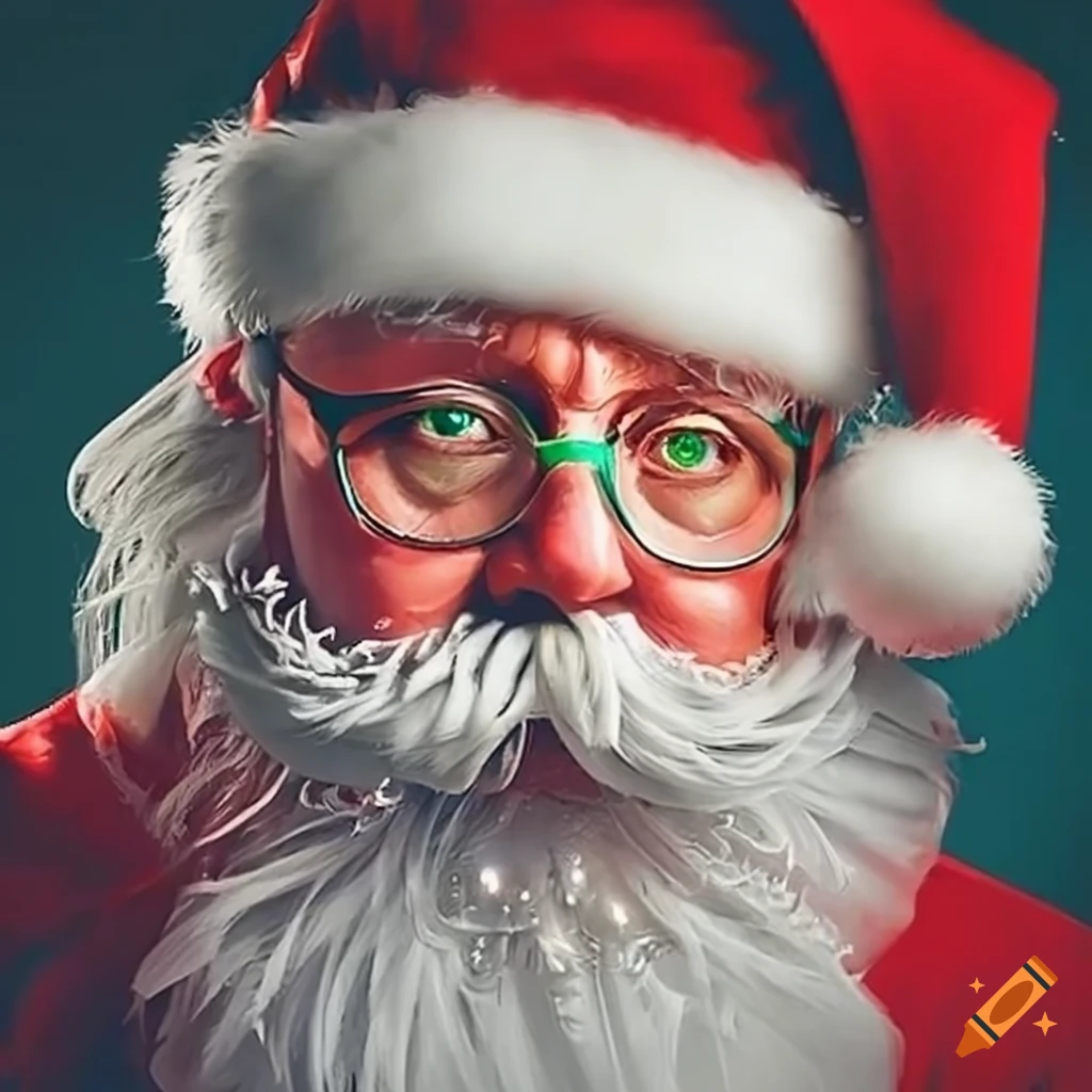Cool santa on Craiyon