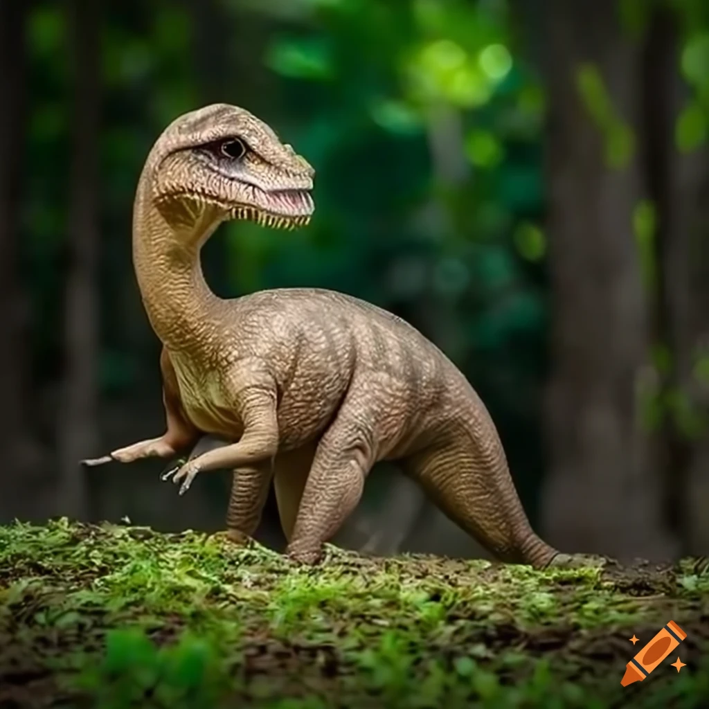 Dinosaur with panda-like features on Craiyon