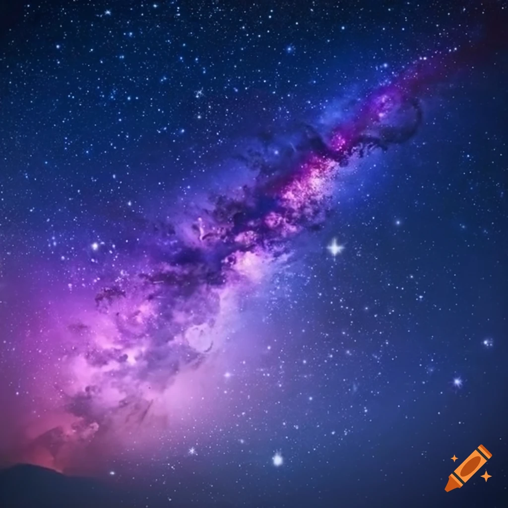 Astrology stars in the sky on Craiyon