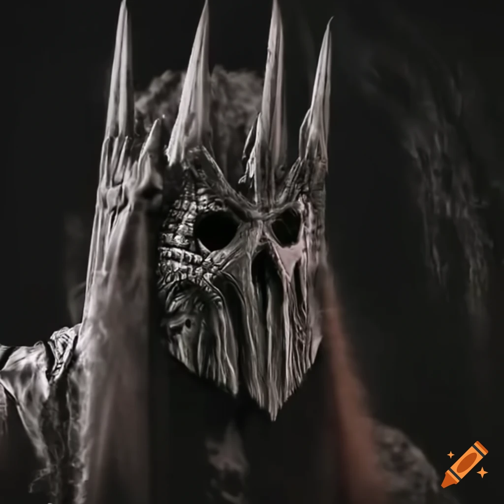 Sauron in a death-metal band on Craiyon