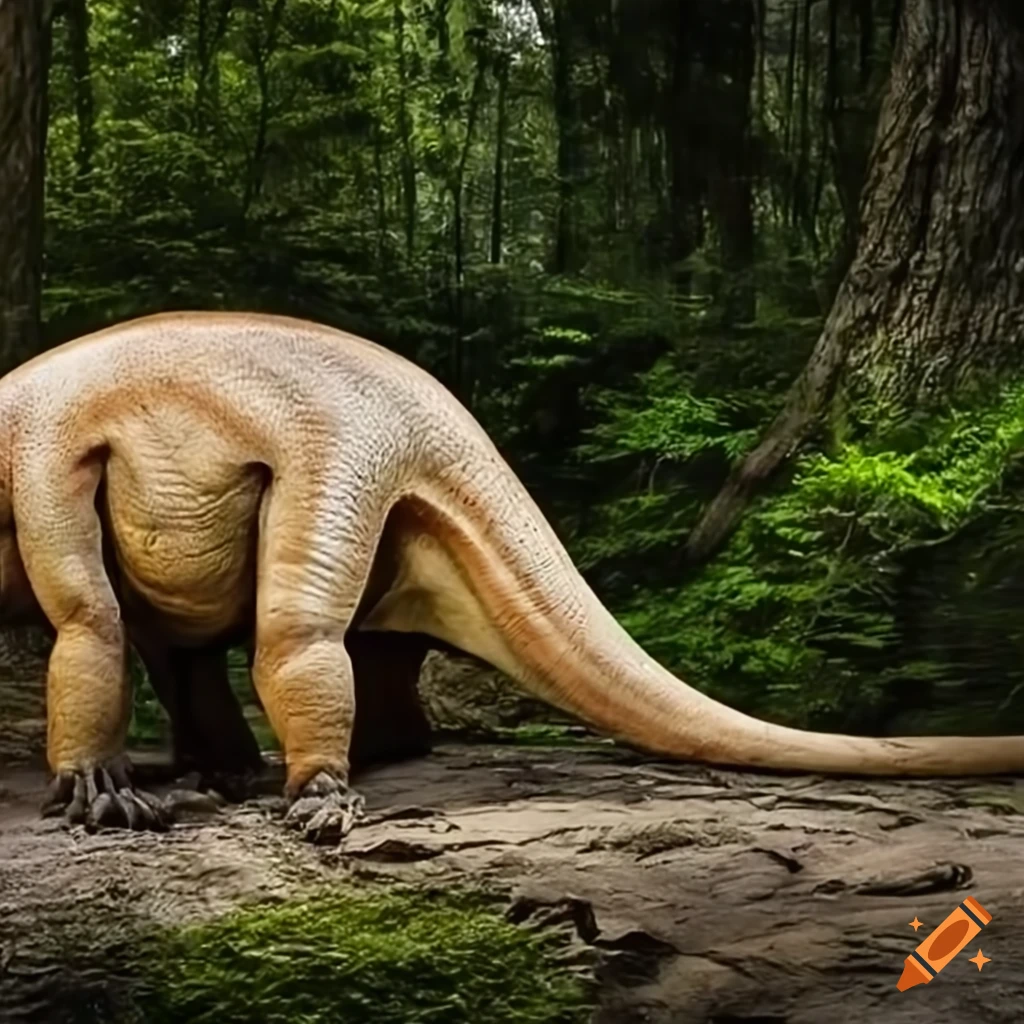 Dinosaur with panda-like features on Craiyon