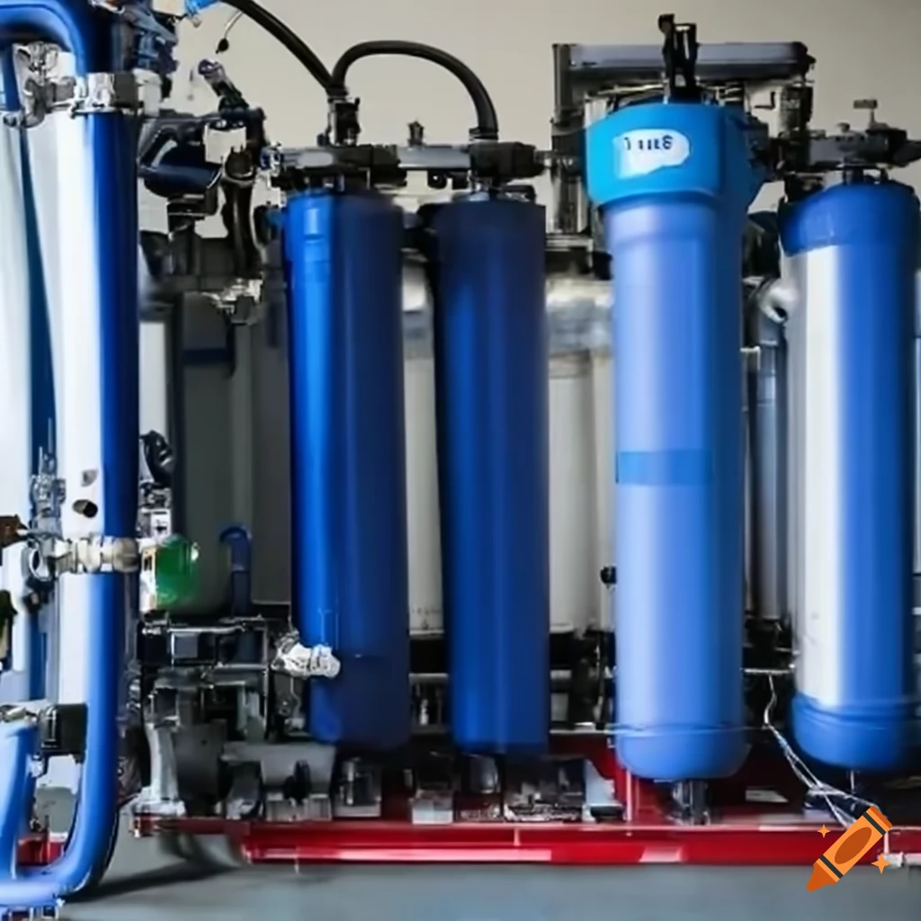 Industrial reverse osmosis module on Craiyon