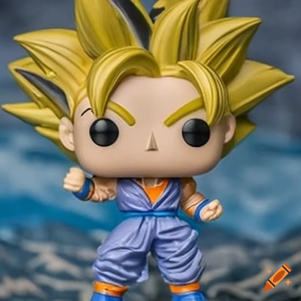 Goku funko pop figure on Craiyon