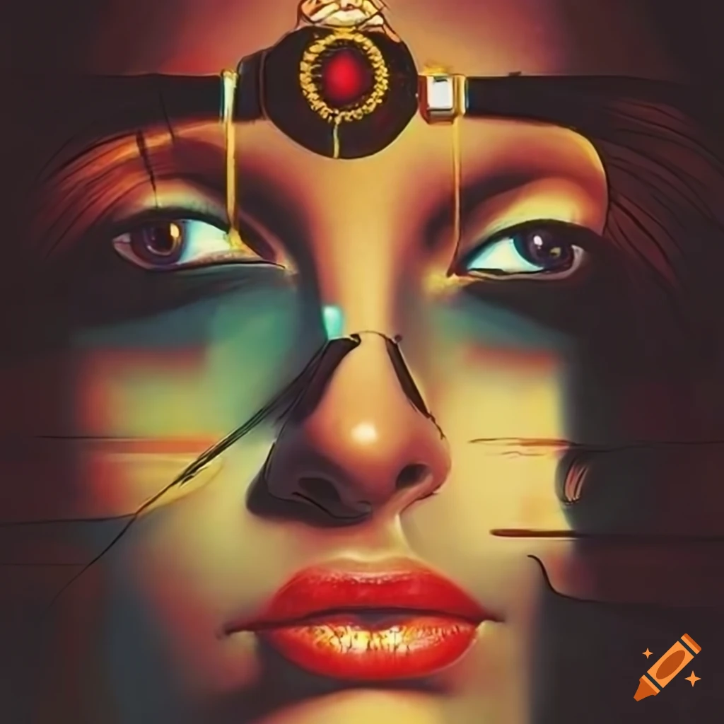 Vivid and vivacious tropical artwork with deep rich detailing and high ...