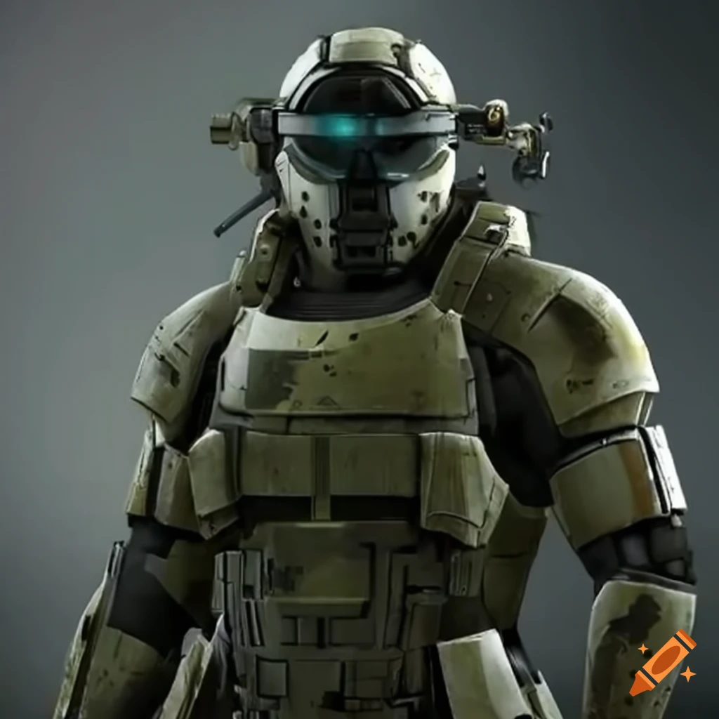 High-tech military armor inspired by Metal Gear Solid, Warhammer 40,000 ...