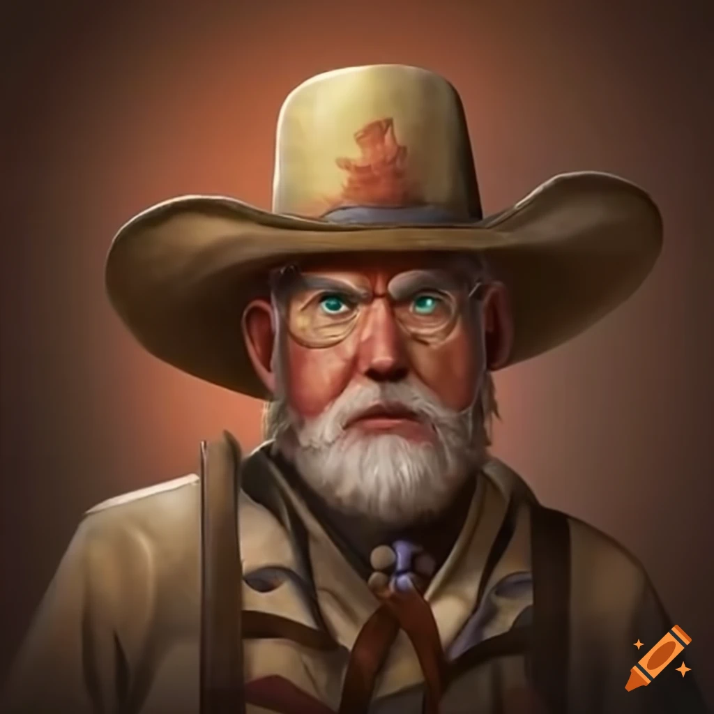 Mayor in a small wild west town on Craiyon