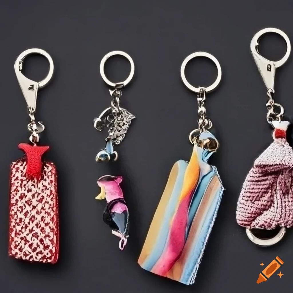 Attractive keychains on Craiyon