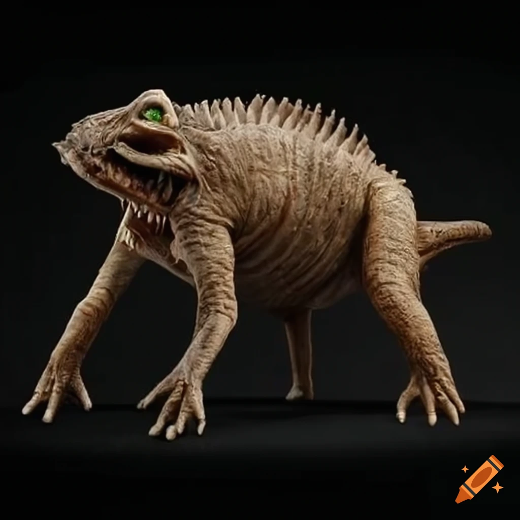 Ancient fossil of a prehistoric creature on Craiyon