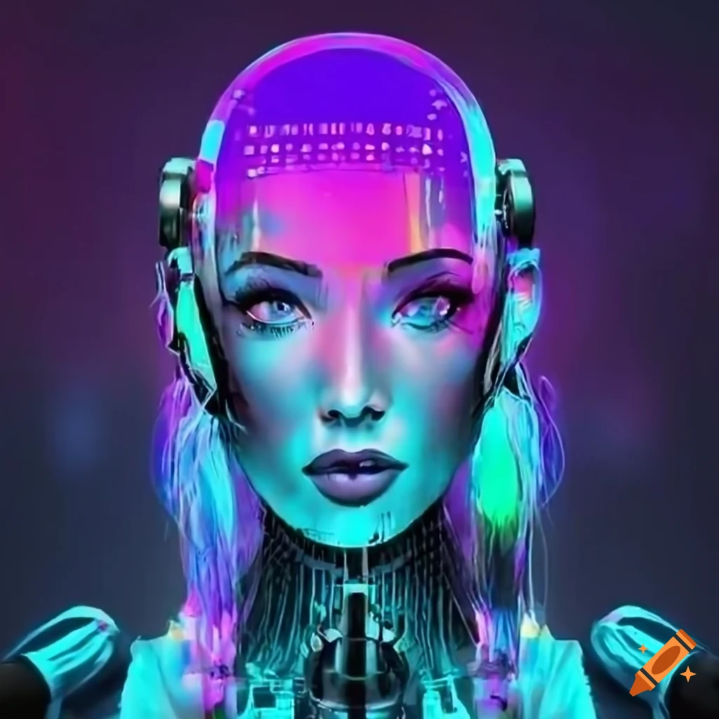 Beautiful ai dj on Craiyon