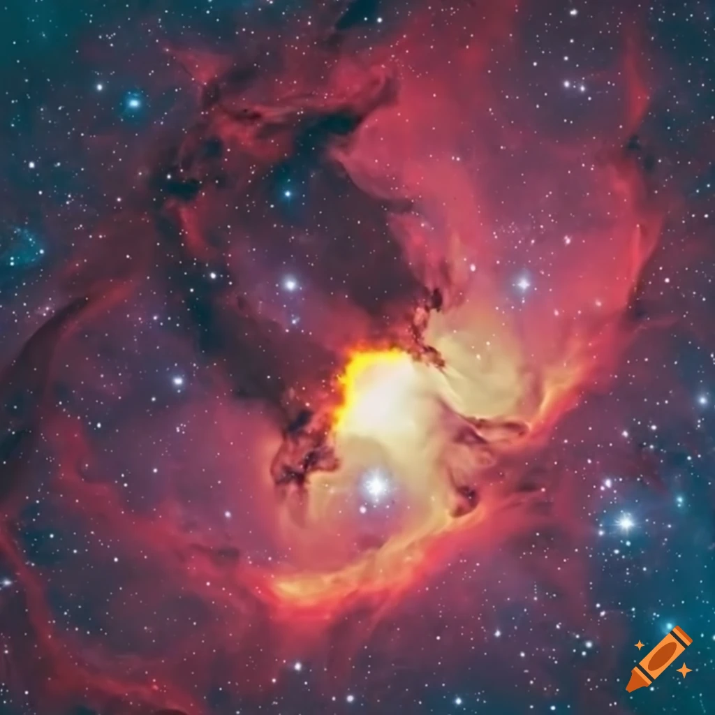 Exploding nebula in 16k resolution on Craiyon