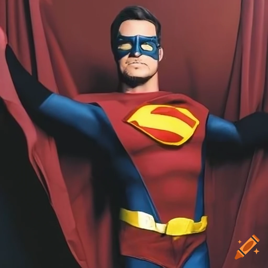 Local superhero in action on Craiyon