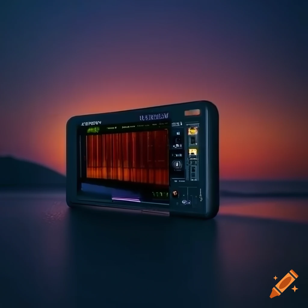 24ghz portable spectrum analyzer in 8k hdr photorealistic rendering at ...