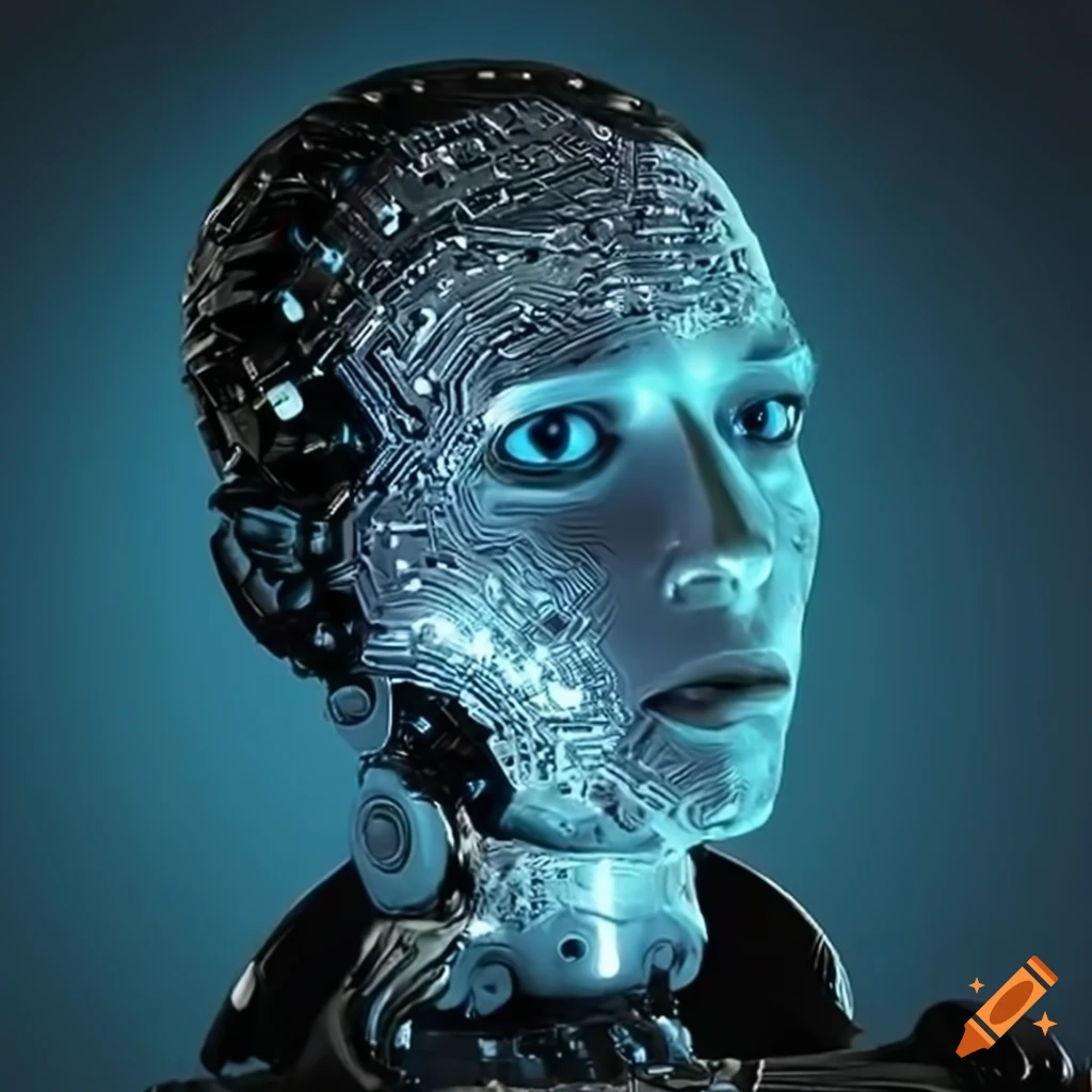 Robotic end to the age of artificial intelligence on Craiyon