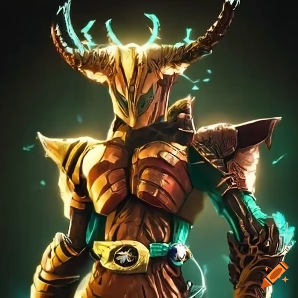 Thri kreen druid in a dramatic fantasy transformation scene on Craiyon