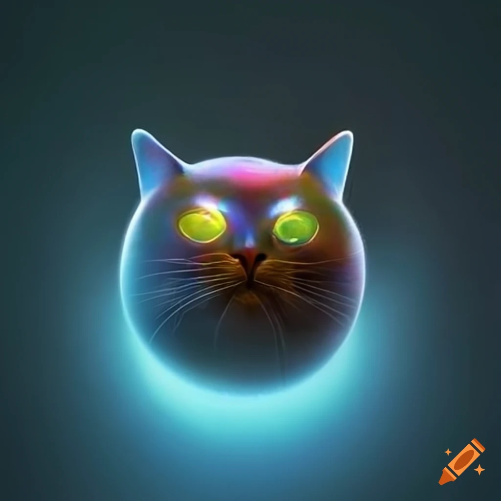 Cat-shaped orb on Craiyon