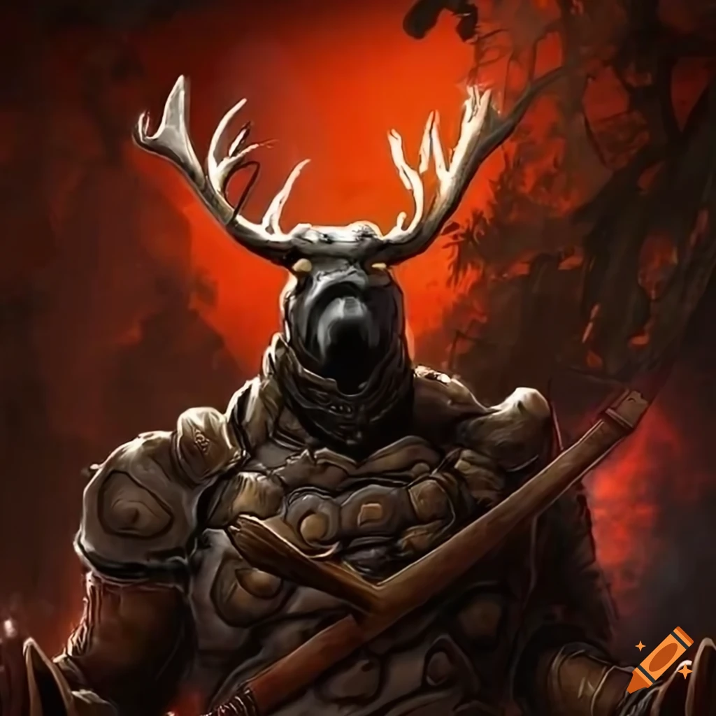 Ninja moose on Craiyon