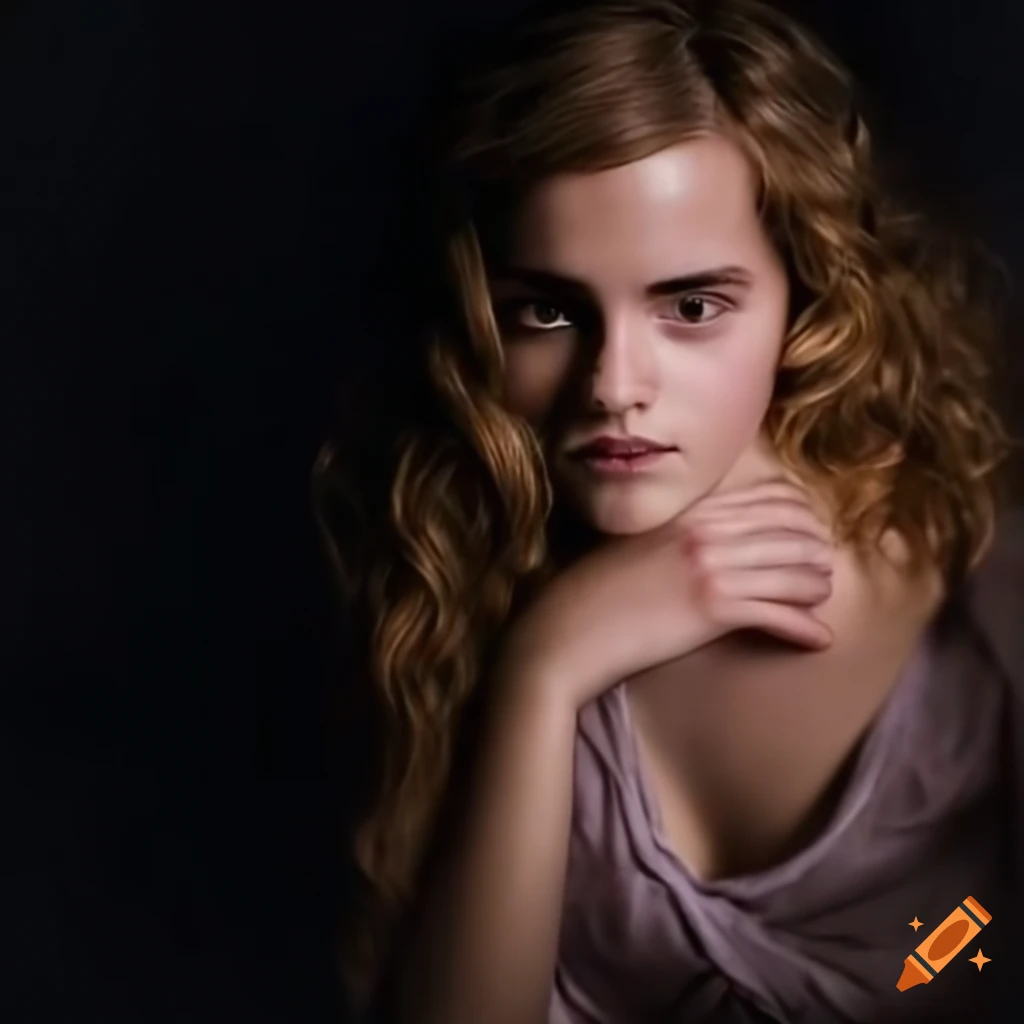 Hermione wearing pajamas on Craiyon