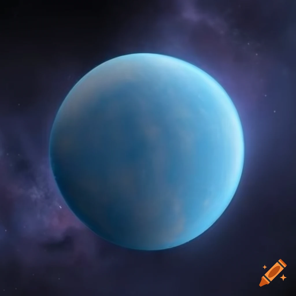 Nasa photograph of a blue pisces planet on Craiyon