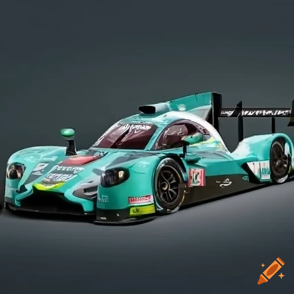 Aston martin lmp racing car on Craiyon
