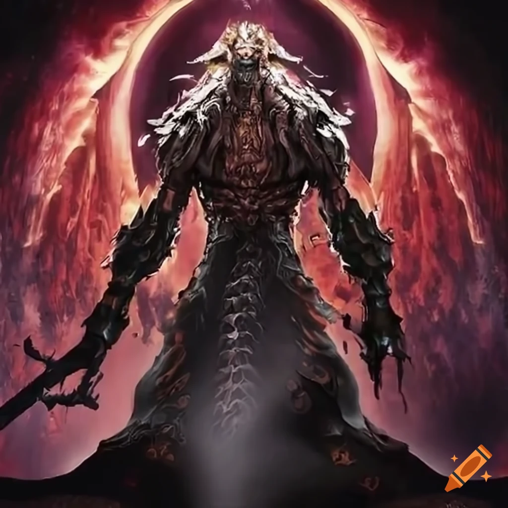 Final boss in a fantasy setting on Craiyon