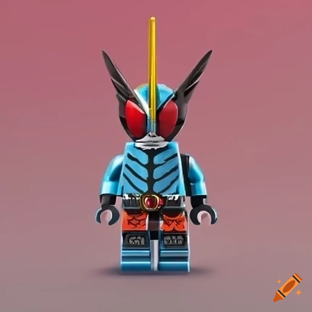 Kamen rider and lego crossover on Craiyon