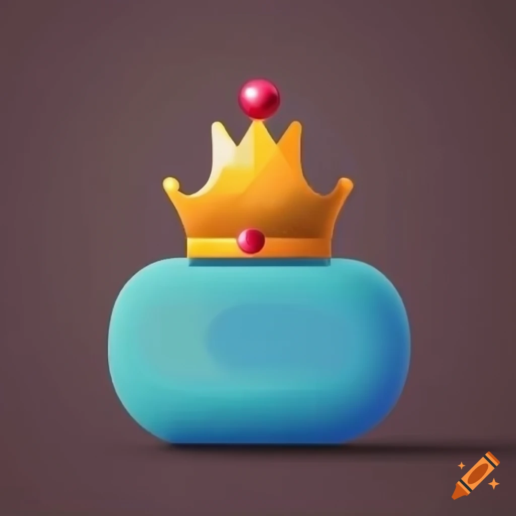 Elaborate solana icon with a crown on Craiyon