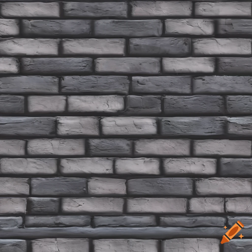 Seamless high-definition grey brick texture on Craiyon