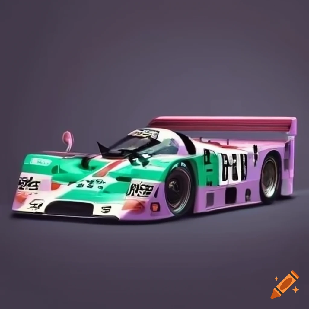 Mazda 787b sports car on Craiyon