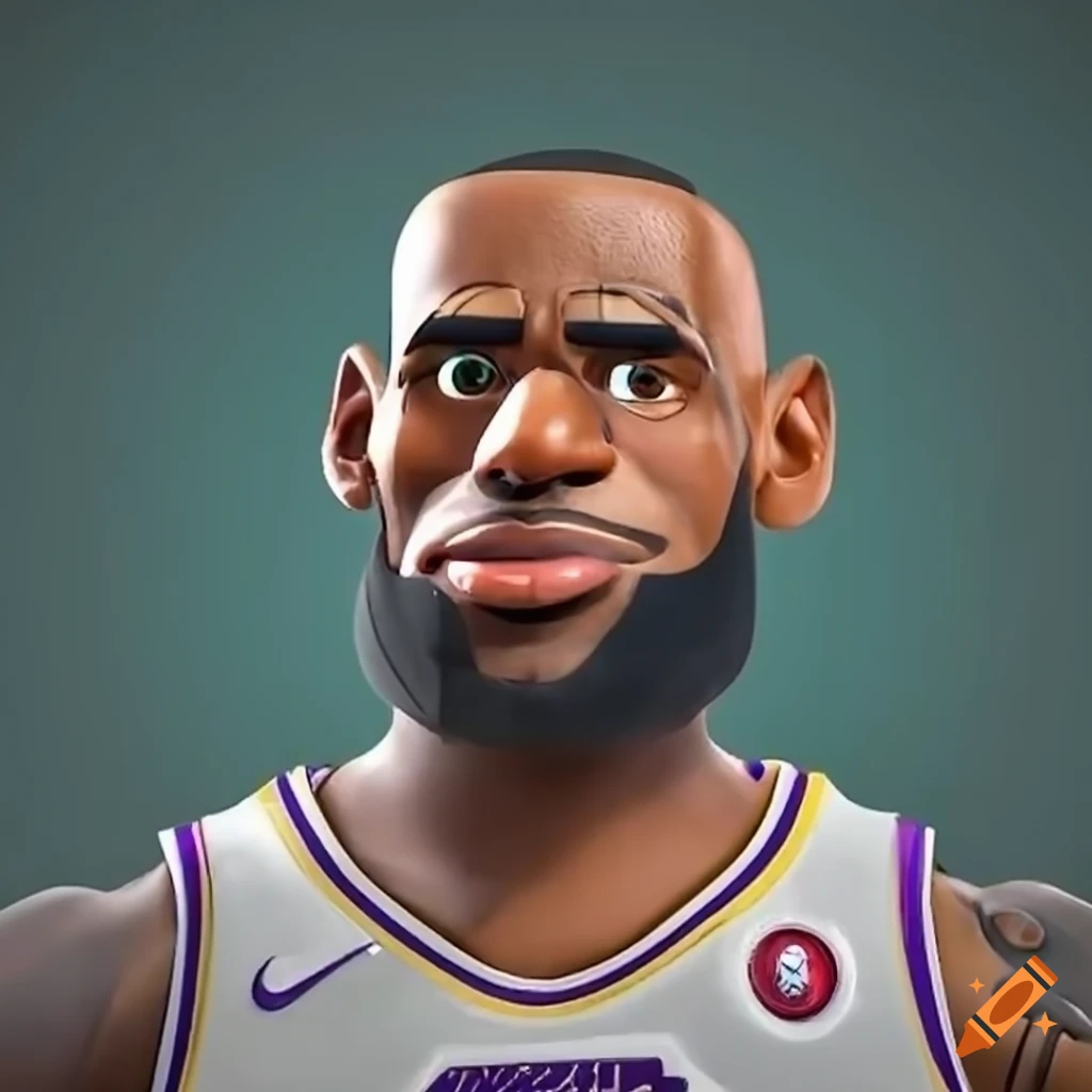 Animated 3d character of a basketball player on Craiyon