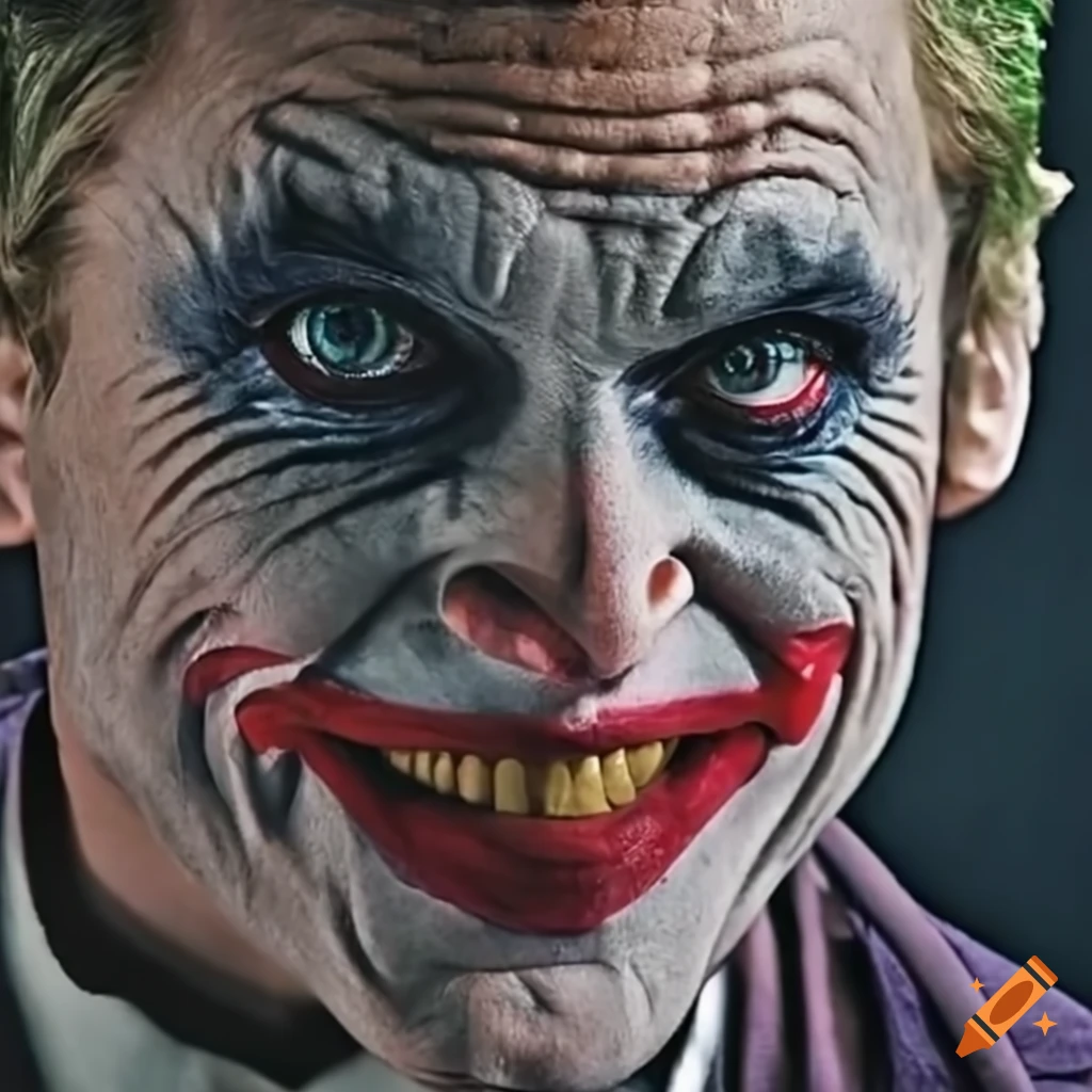 Alan tudyk as joker in a batman movie on Craiyon