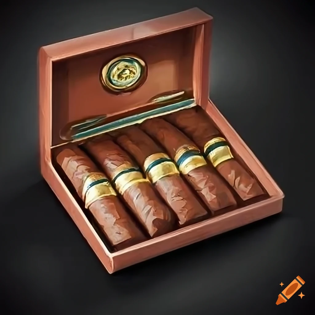 Cigar tobacco icon on Craiyon