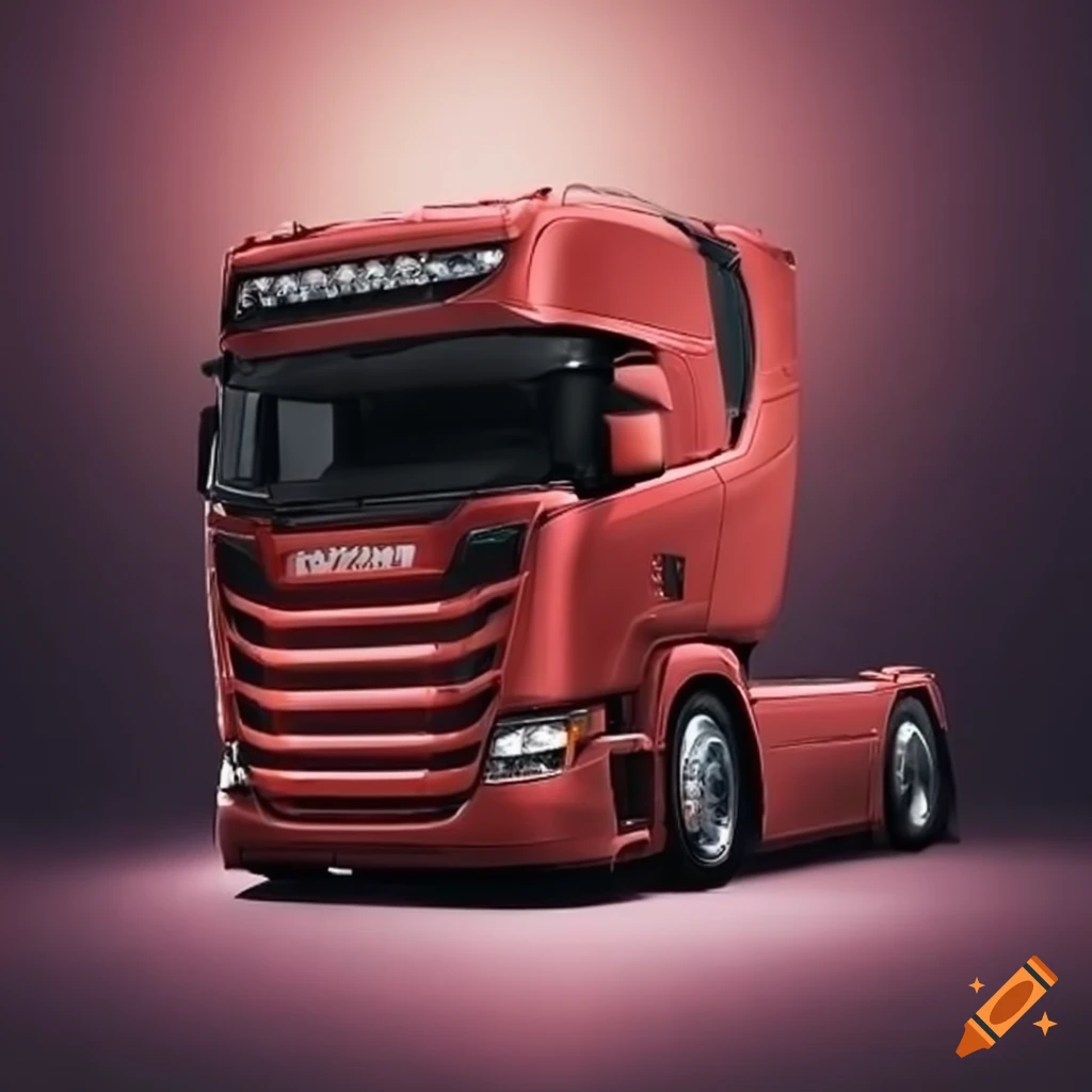 Scania nextgen stylad on Craiyon