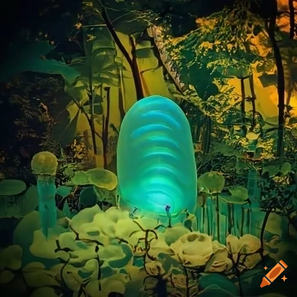 Bio artistic exploration of plants and flora in a garden installation ...