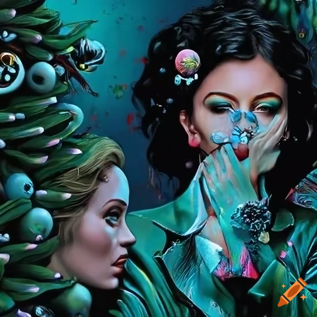 Masterful exceptional, vivid clarity, vivacious tropical art by norman ...