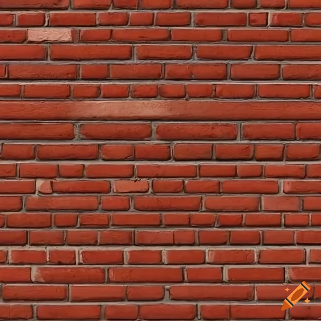 Hd seamless red brick texture on Craiyon