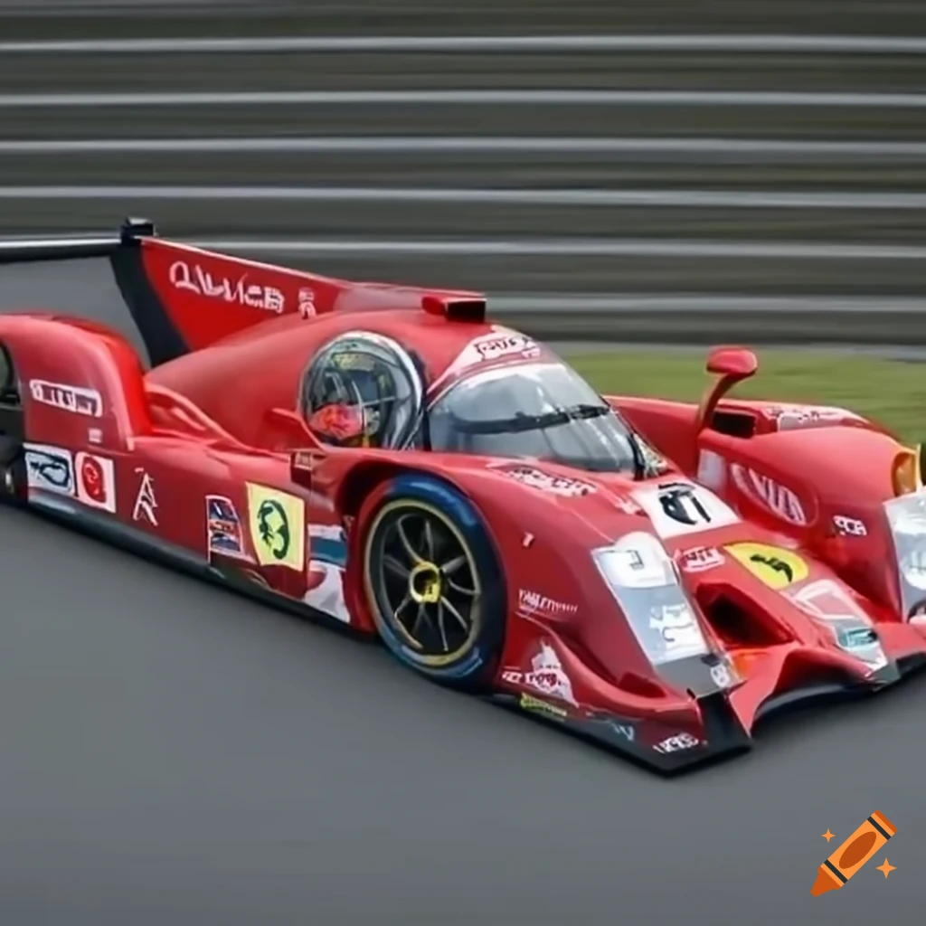 Ferrari lmp racing car on Craiyon