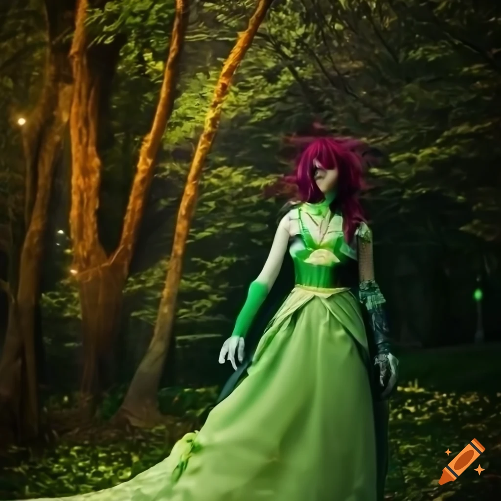 Chaos god of green consciousness cosplay on Craiyon