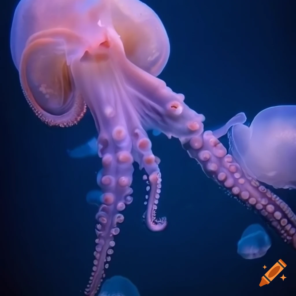 Octopus and jellyfish combination on Craiyon