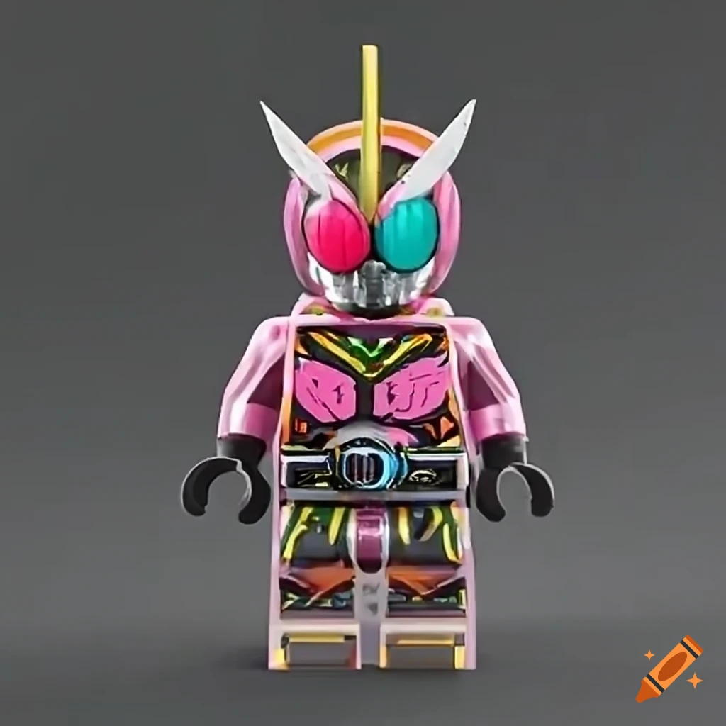 Kamen rider and lego crossover on Craiyon