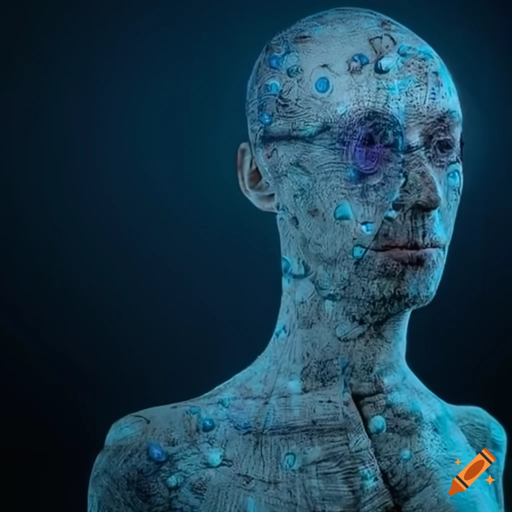 Foggy depiction of a man representing the intersection of ai and mind ...