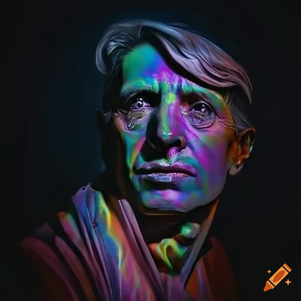 Sculpted villain by norman rockwell with high definition lighting on ...