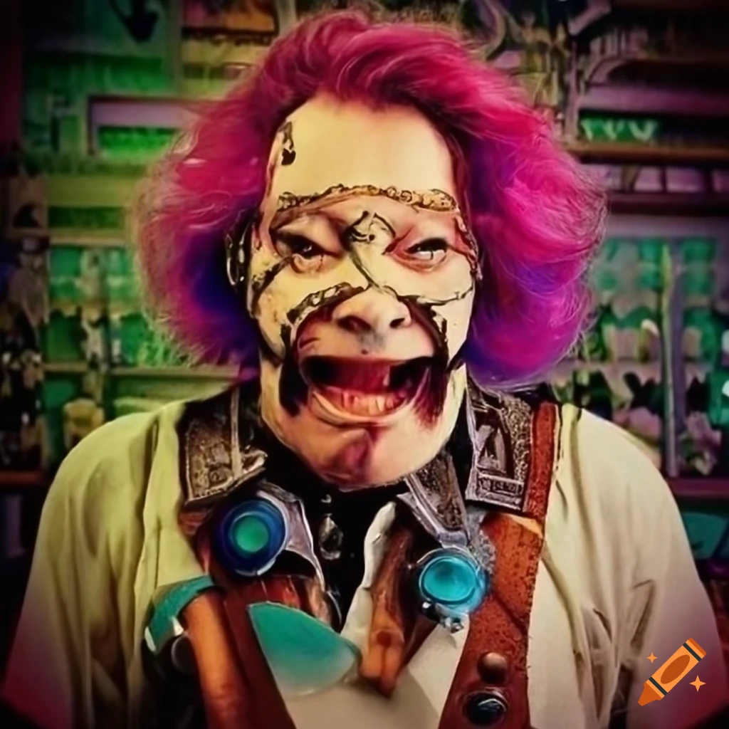 Sci-fi fantasy cosplay character with intricate jewelry and futuristic ...