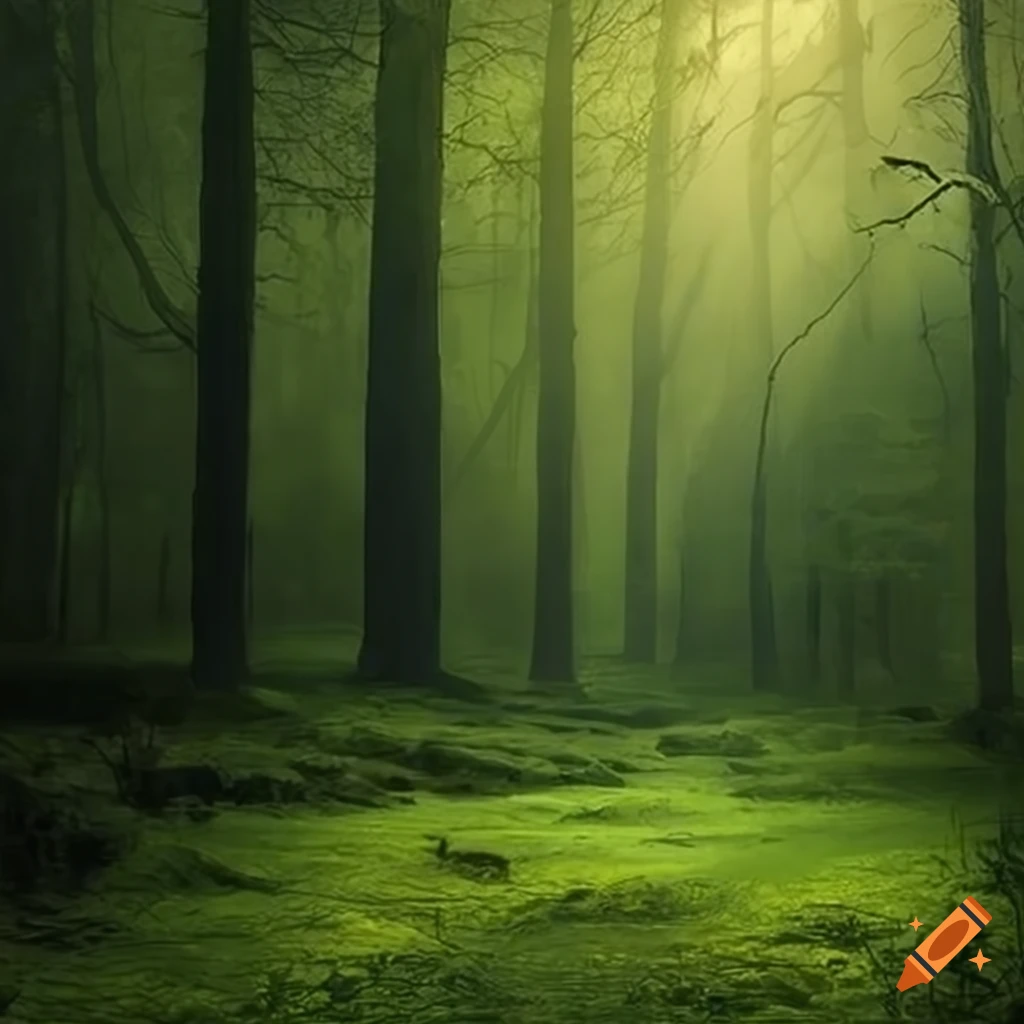 Super realistic forest landscape on Craiyon