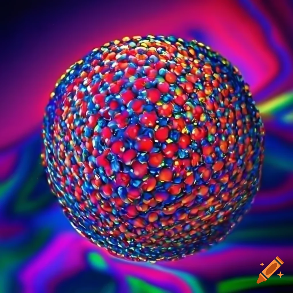 Vibrant 3d nanotechnological wonders with gradient colors on Craiyon