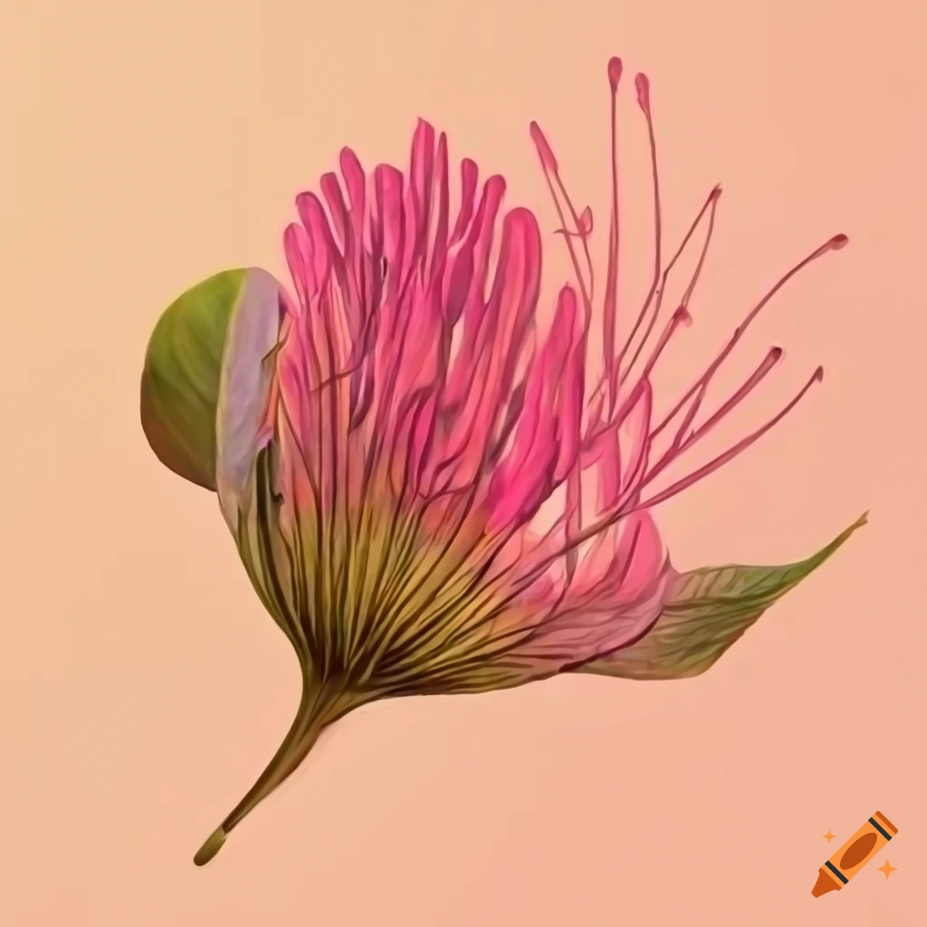 Digital notebook cover for botany course on Craiyon