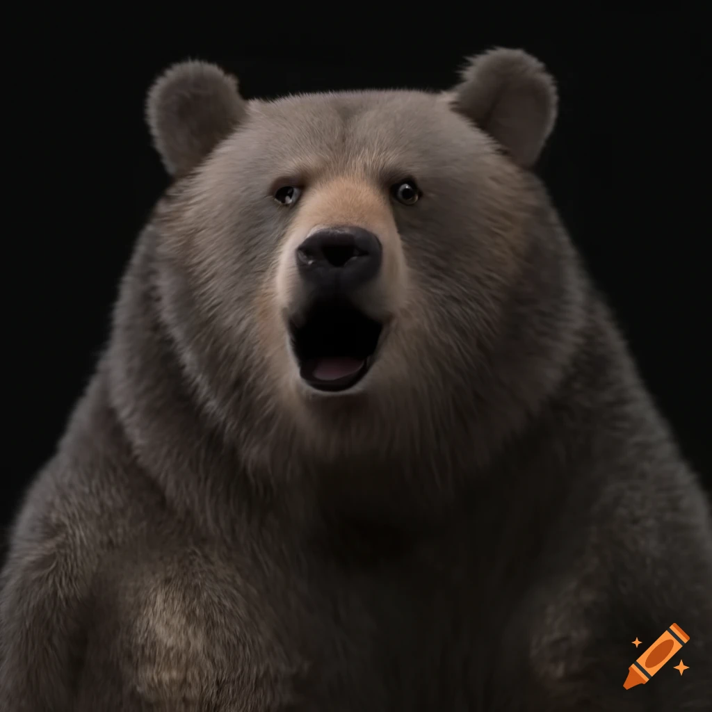 Smart bear on Craiyon