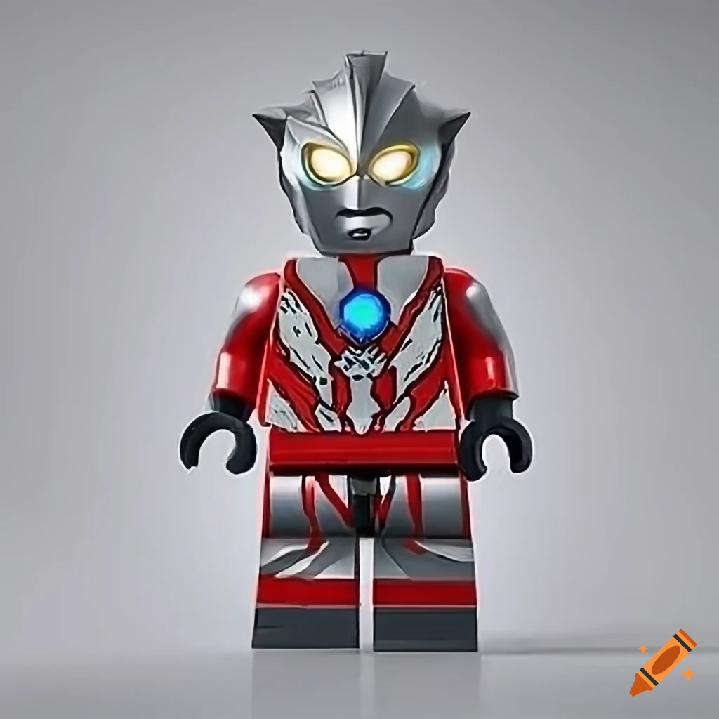 Ultraman and lego crossover on Craiyon