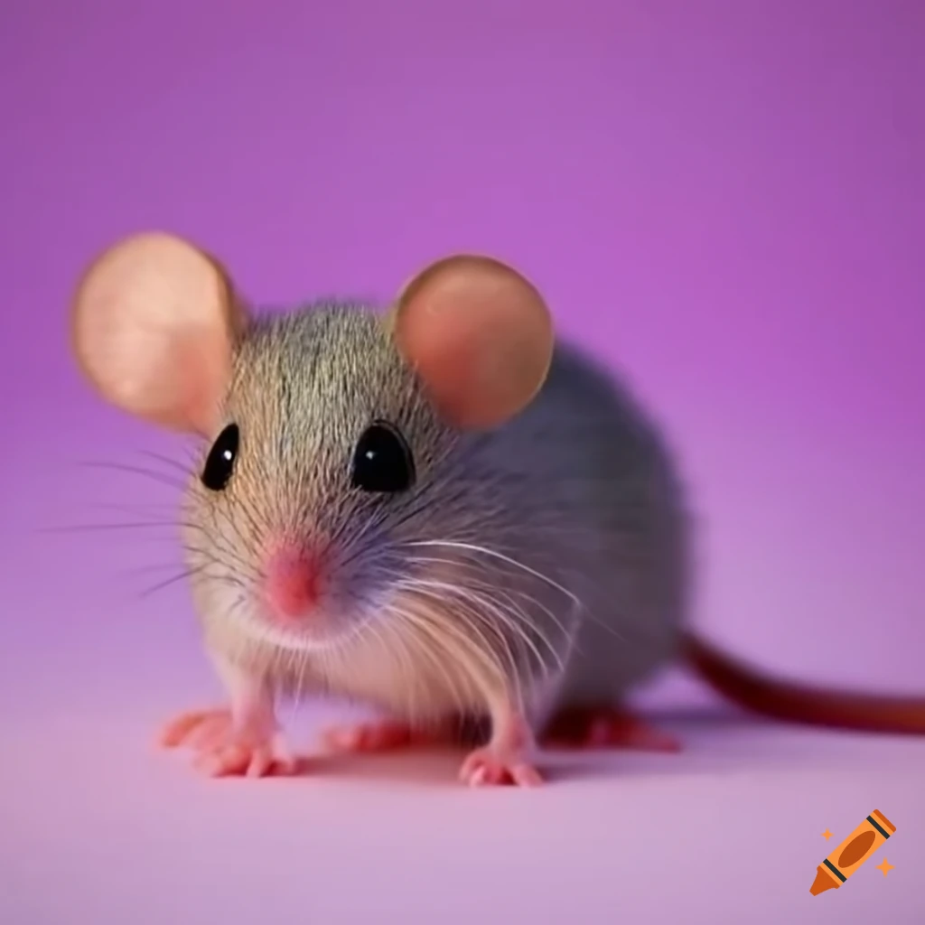 Cute mouse on Craiyon