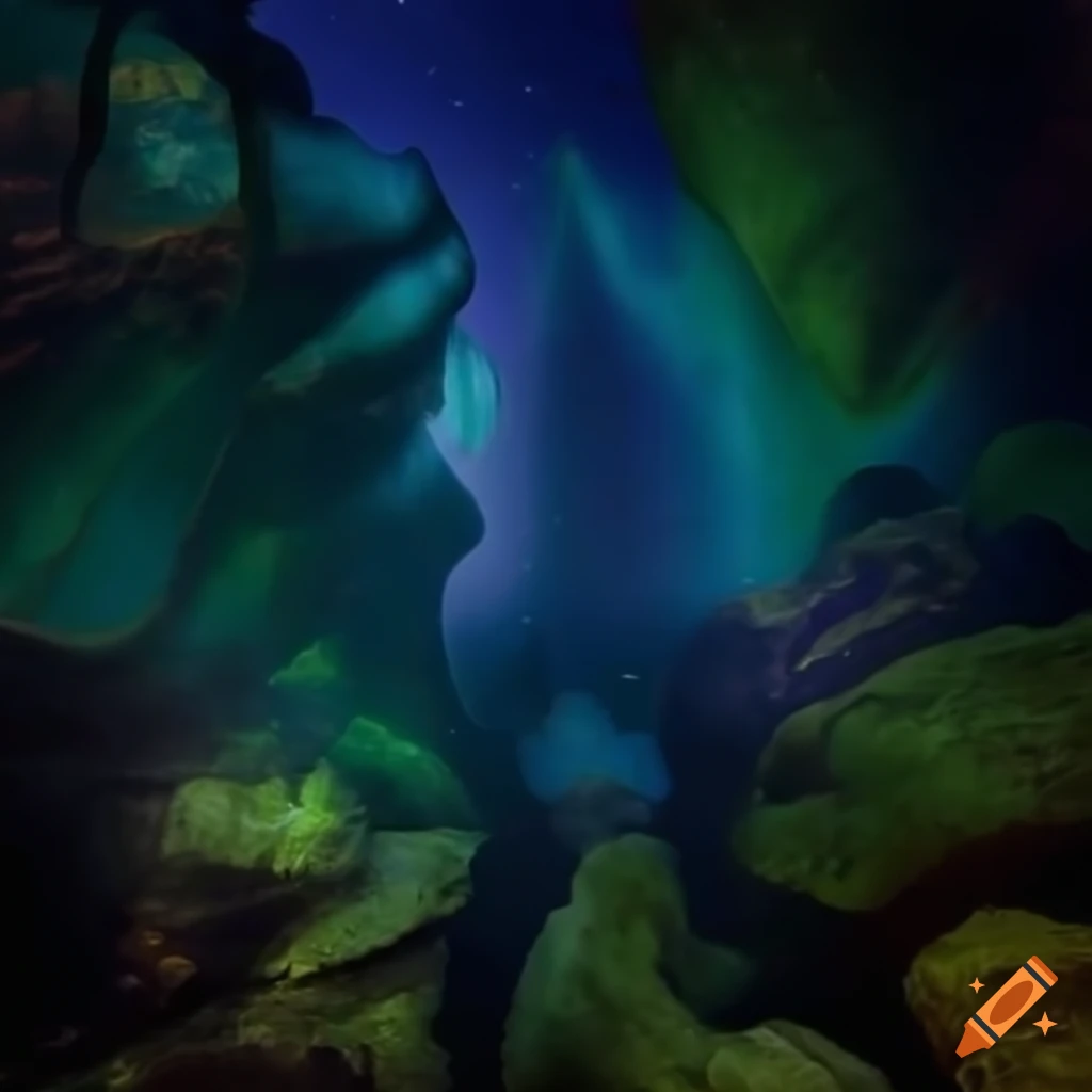 Ethereal interconnected life forms captured in hyper-sharp micro ...